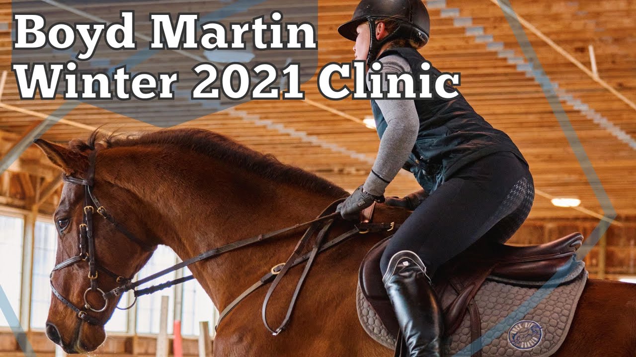 Boyd Martin Winter Show Jumping Clinic 2021 || Eventing Equestrian Vlog ...