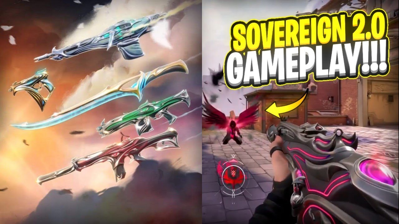 VALORANT New *SOVEREIGN 2.0* Skins Showcase! - YouTube