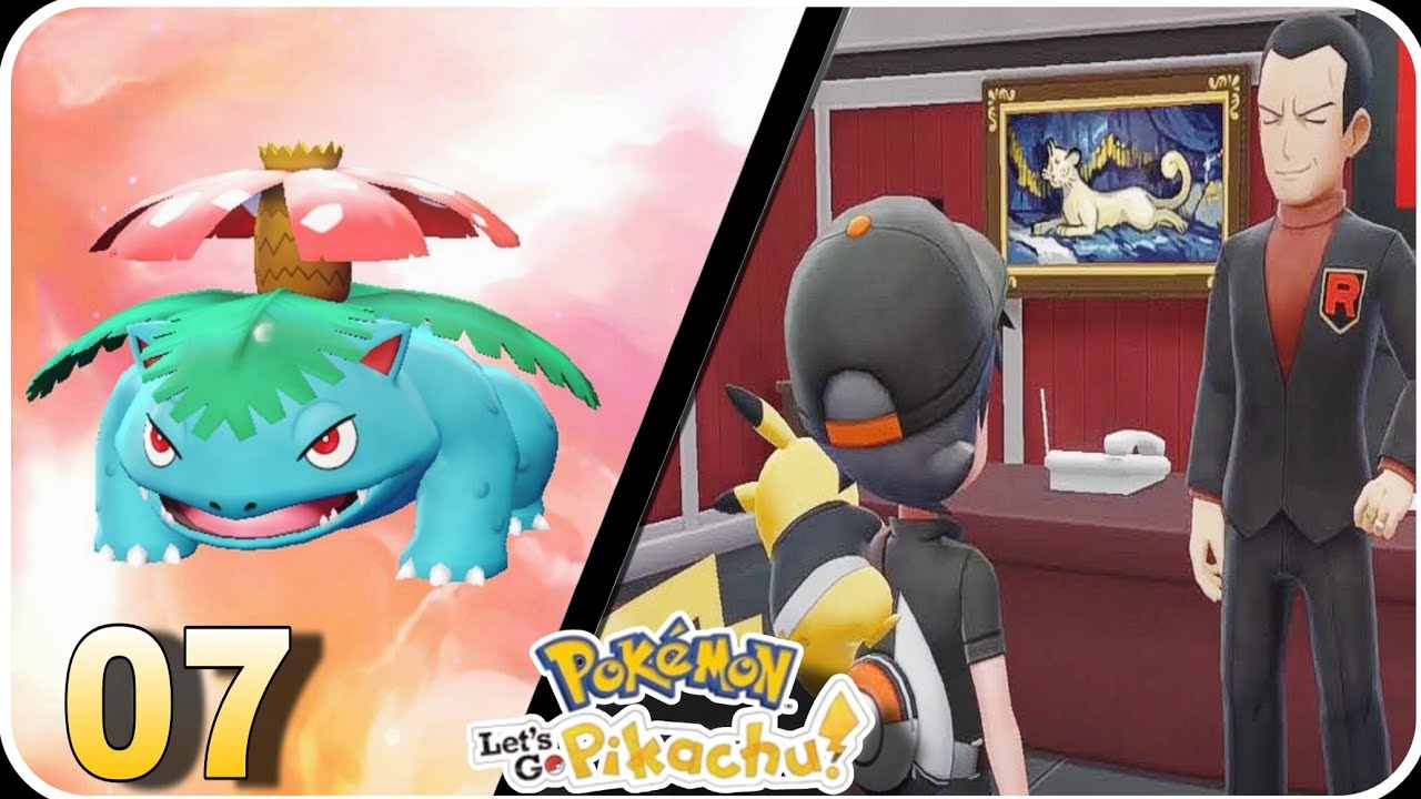Destroying team Rocket & Venusaur evolution ! Let's go Pikachu [E7 ...
