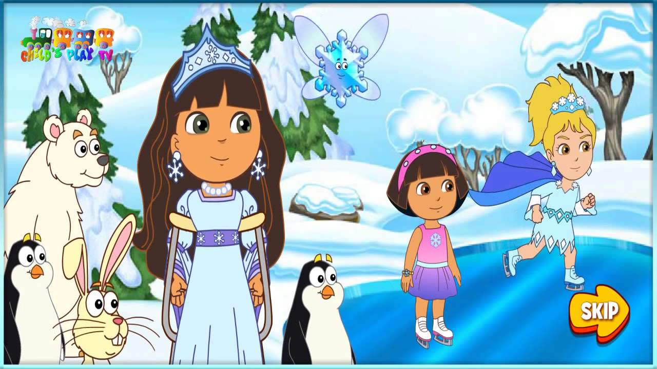 Dora the Explorer Dora's Ice Skating Spectacular - YouTube