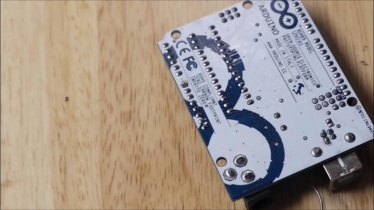 0.1uF Filter Capacitor on Vin of Arduino - YouTube