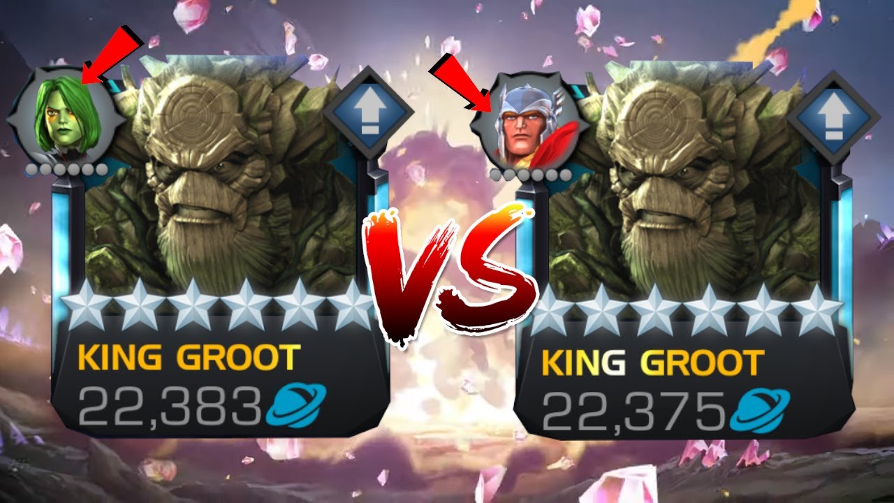 Finding The Best Relic For King Groot | Marvel Contest of Champions ...