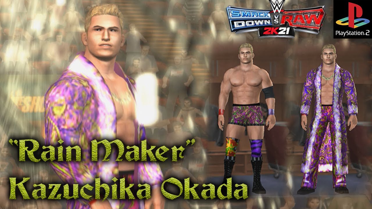 NJPW "RAIN MAKER" KAZUCHIKA OKADA | SvR 2011 PS2 moveset, entrance ...