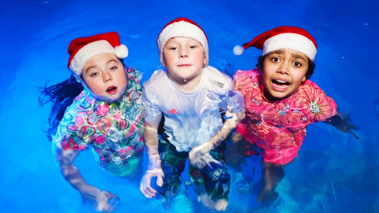 FREEZING COLD SWIMMING POOL!! - YouTube