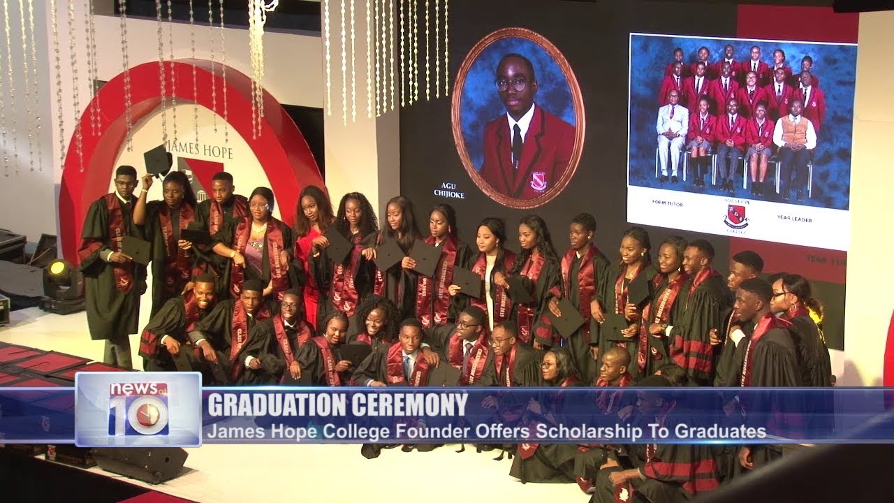 James Hope College Pioneer Students Graduate - YouTube