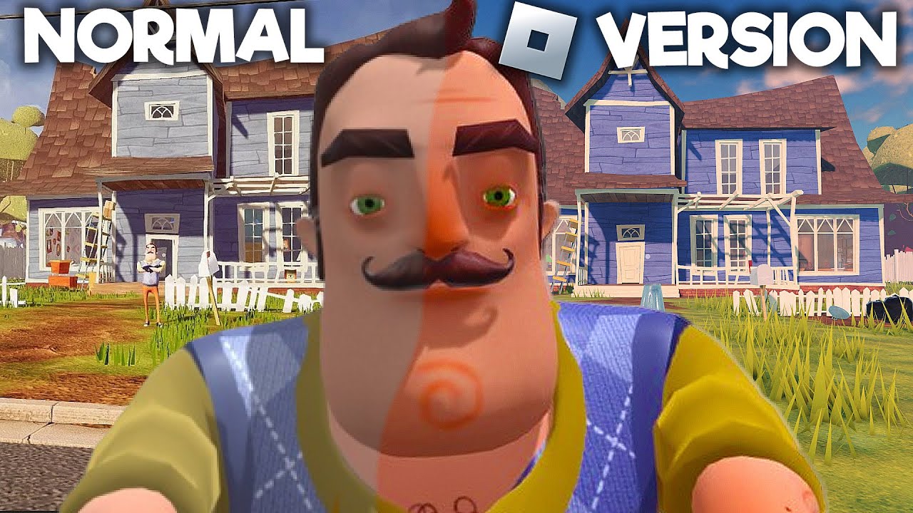 Hello Neighbor Roblox REALISTIC VERSION Walkthrough - YouTube