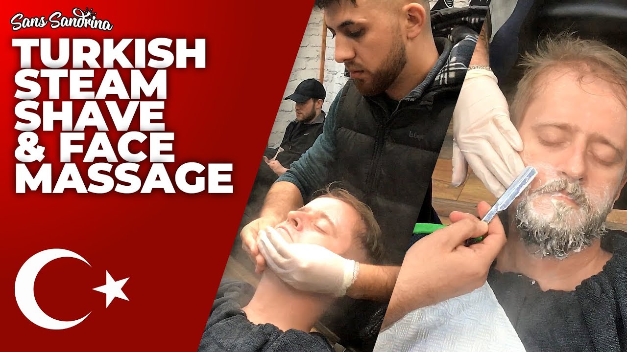 💈 Relaxing Turkish Steam Shave with Hot Towels in North England! - YouTube