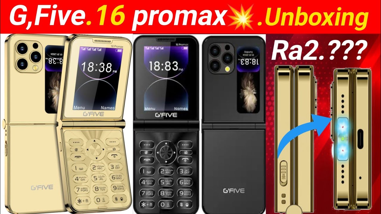 G, Five 16Promax mobile Unboxing Beat Gfive Keypad Mobile Phone 💥 - YouTube
