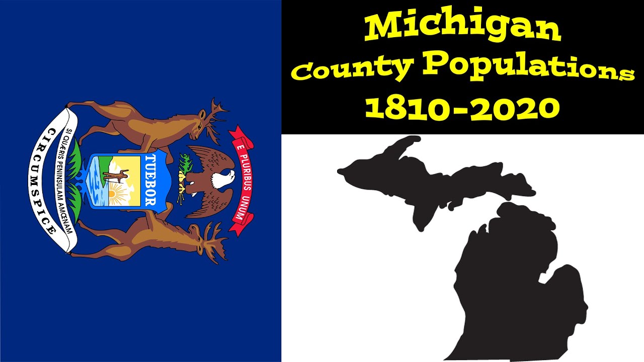 Michigan County Populations | 1810-2020 - YouTube