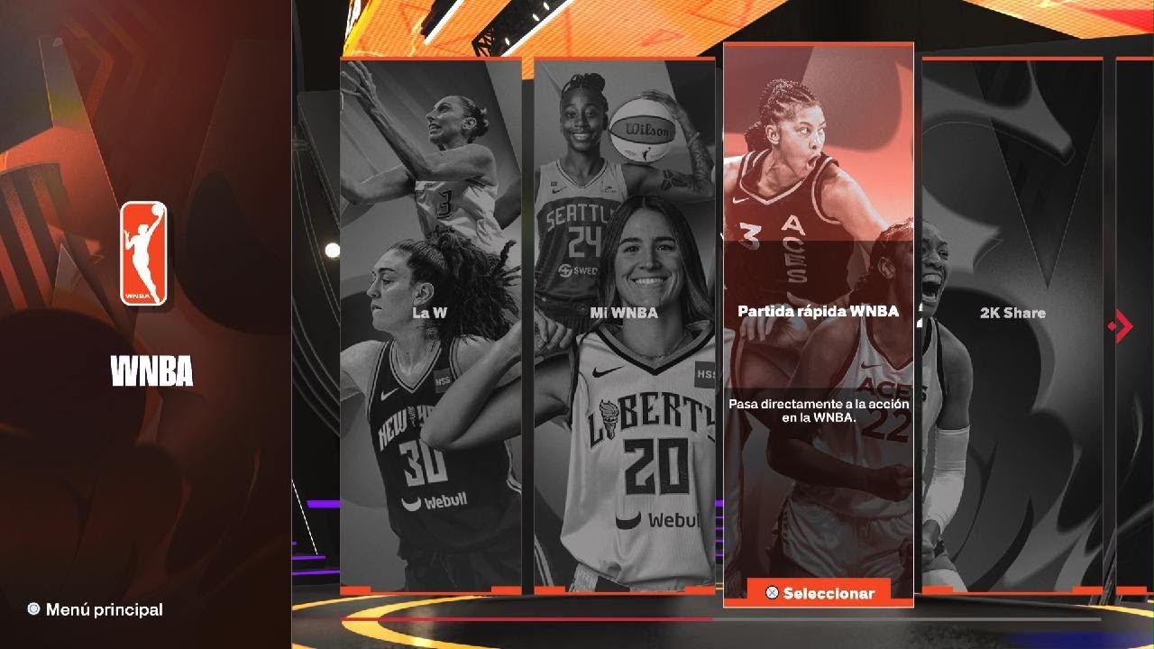 El modo WNBA del NBA 2K24 y su jugabilidad - YouTube