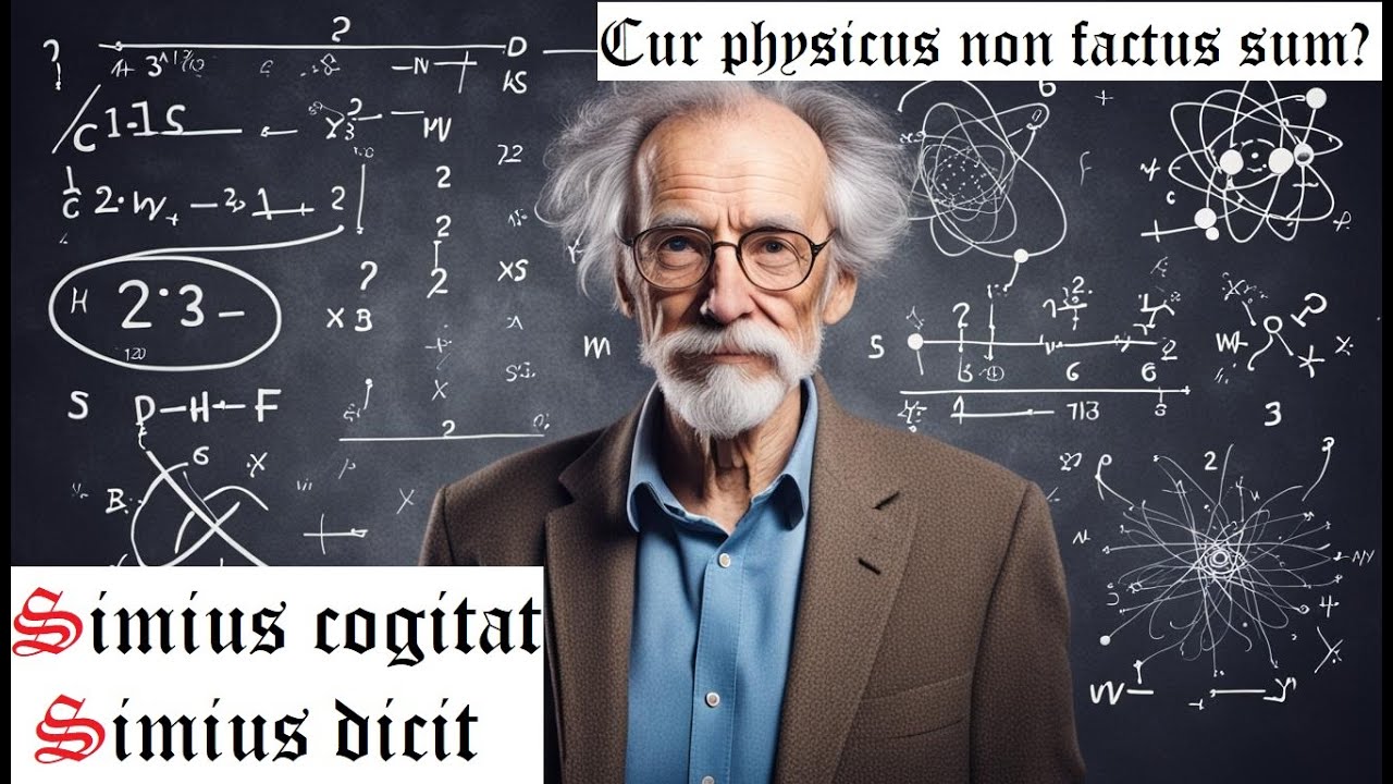 SIMIUS COGITAT SIMIUS DICIT: cur physicus non factus sum? - YouTube