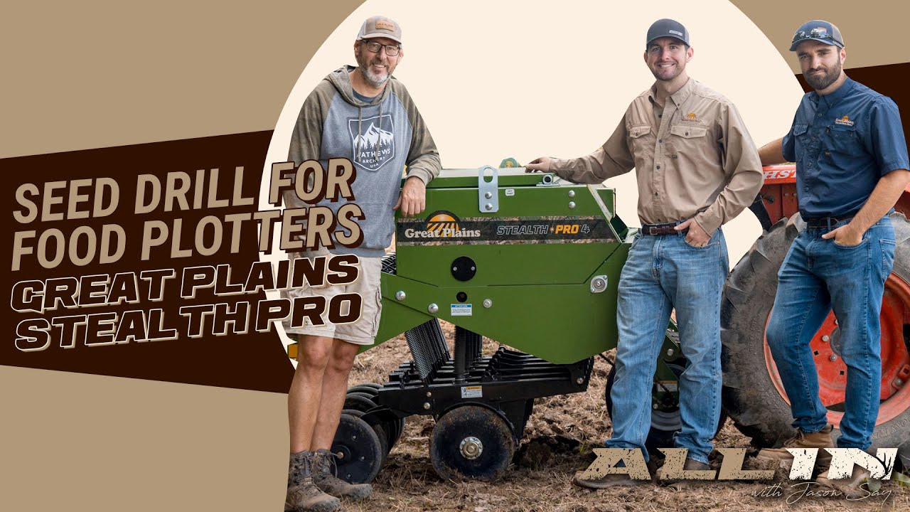 Seed Drill For Food Plotters - Great Plains Stealth Pro - YouTube