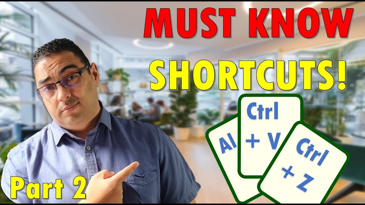 PC Shortcuts 101: How to work FASTER and SMARTER | PART 2 - YouTube