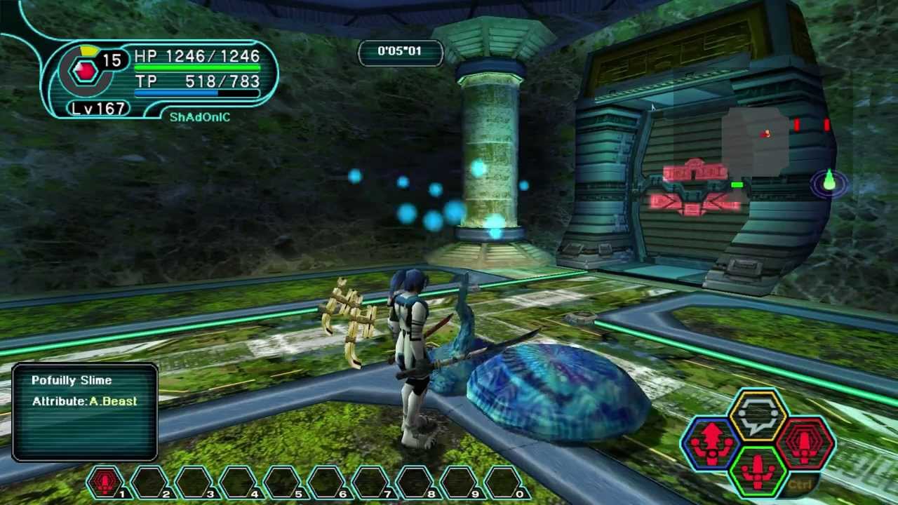 Phantasy Star Online : BB - Hunt for the Lavis Cannon - YouTube