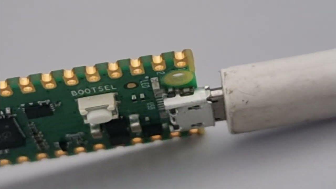 raspberry pi pico pwm blinky with embedded rust - YouTube