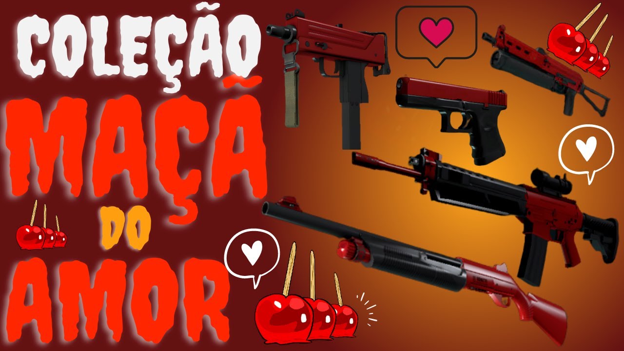 skin cs go / coleção maçã do amor #csgo #conterstrike #gameplay - YouTube