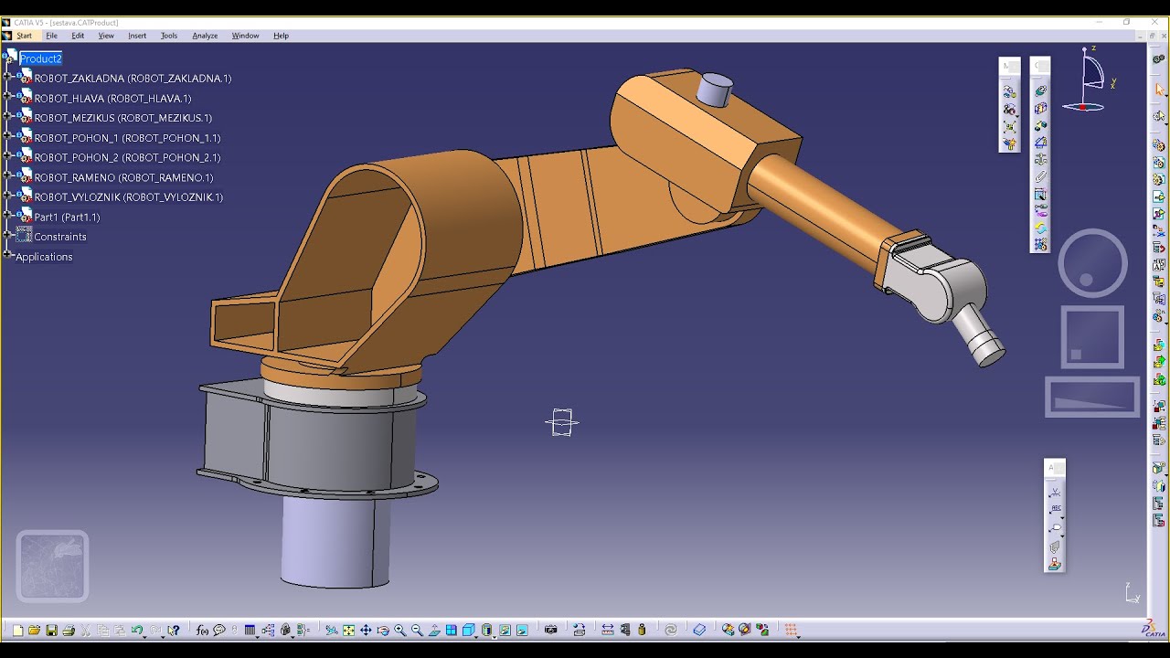 Catia V5 - Assembly Tutorial - YouTube