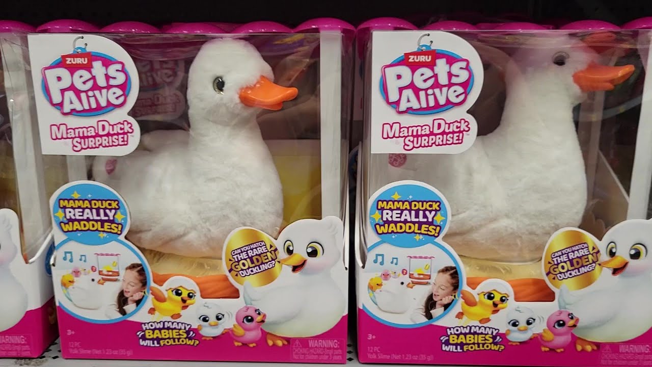 TOYS - ANIMATED PLUSH MAMA DUCK ON NEST WITH SURPRISE BABIES - ZURU ...