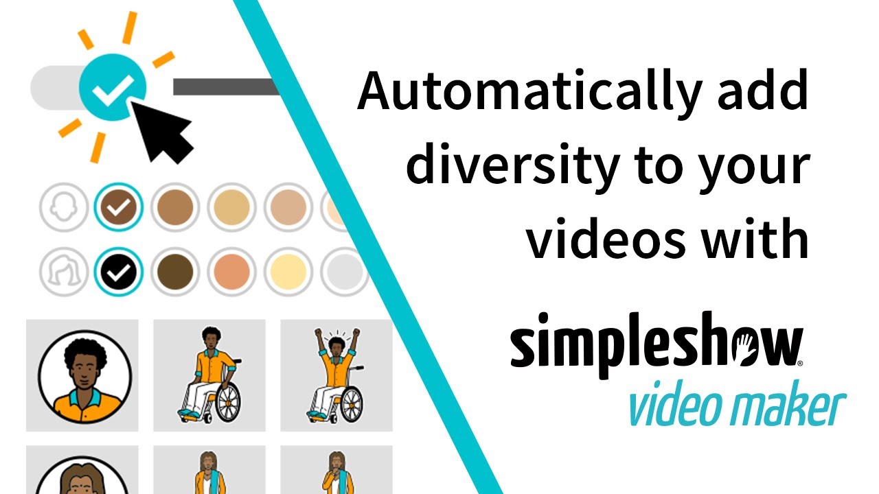 Add diverse characters to your videos automatically with simpleshow ...