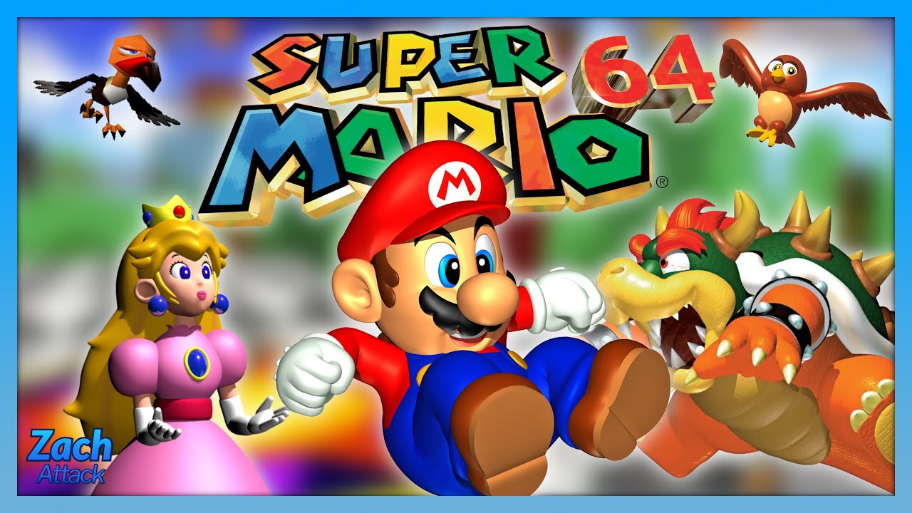 Super Mario 64 Is Glorious | Zach Attack - YouTube