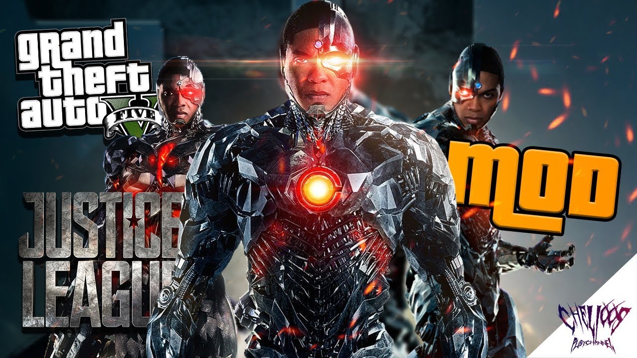 ไซบ็อกป่วนเมืองอย่างโหด !!! • Mod Cyborg Justice League 2017 [ GTA 5 ...