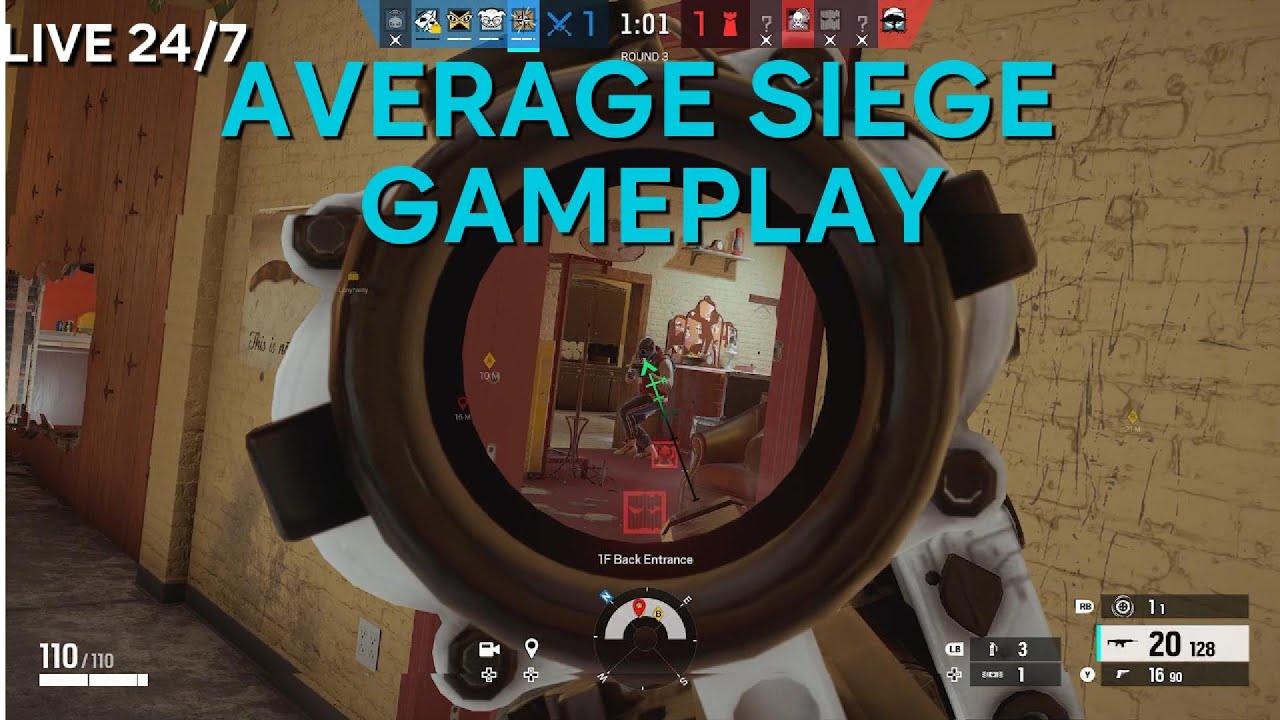 AVERAGE SIEGE GAMEPLAY - YouTube
