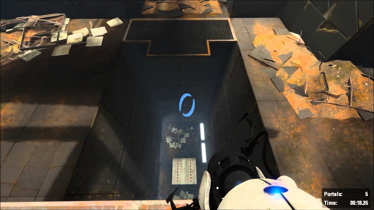 [Portal 2] Speedrun of Future Starter in 33.48s - YouTube