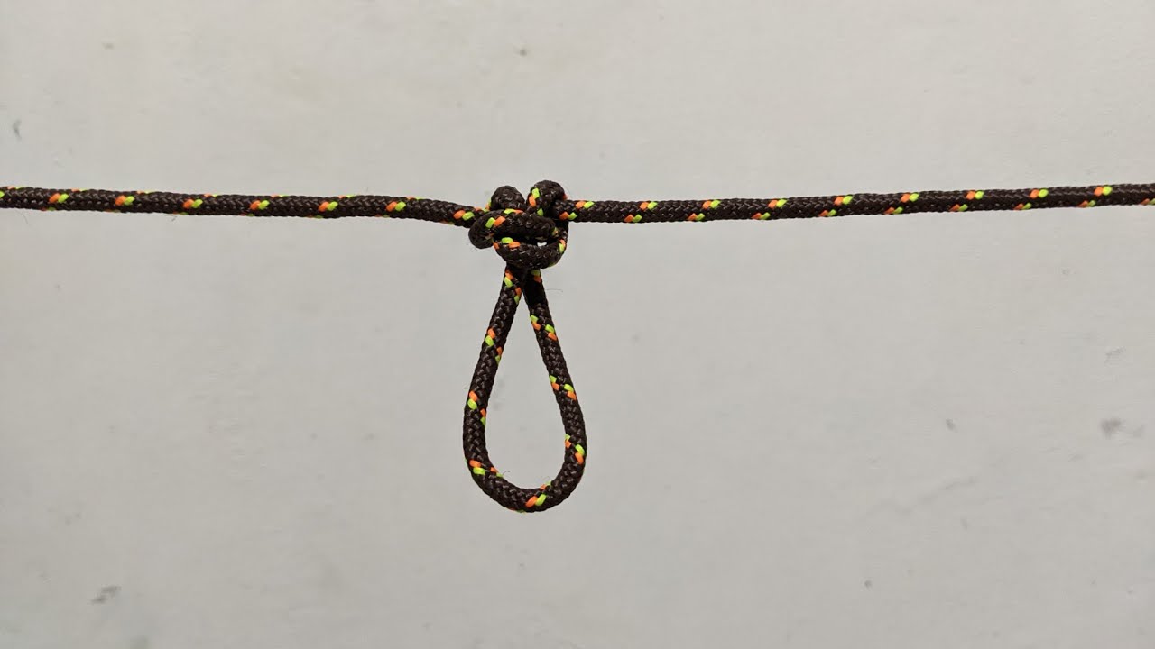 Cara termudah membuat Simpul Kupu kupu , Survival knot, butterfly knot ...