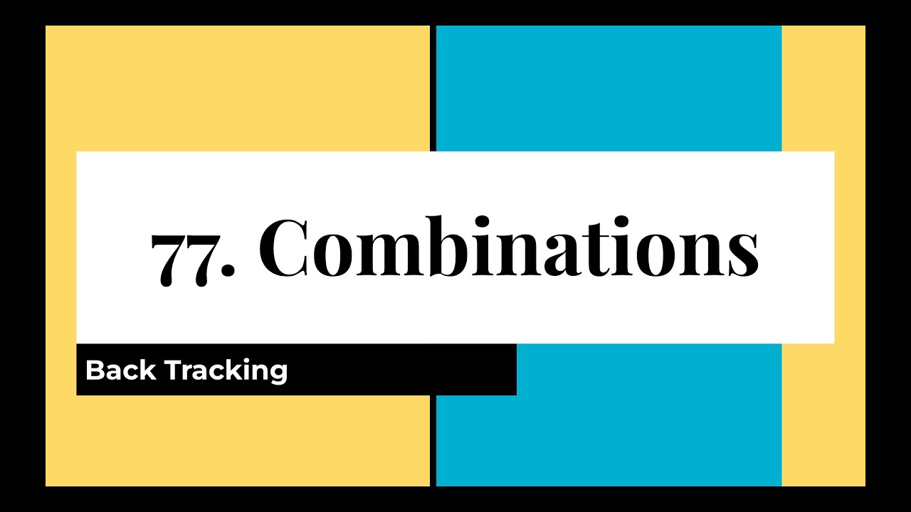 77. Combinations - YouTube