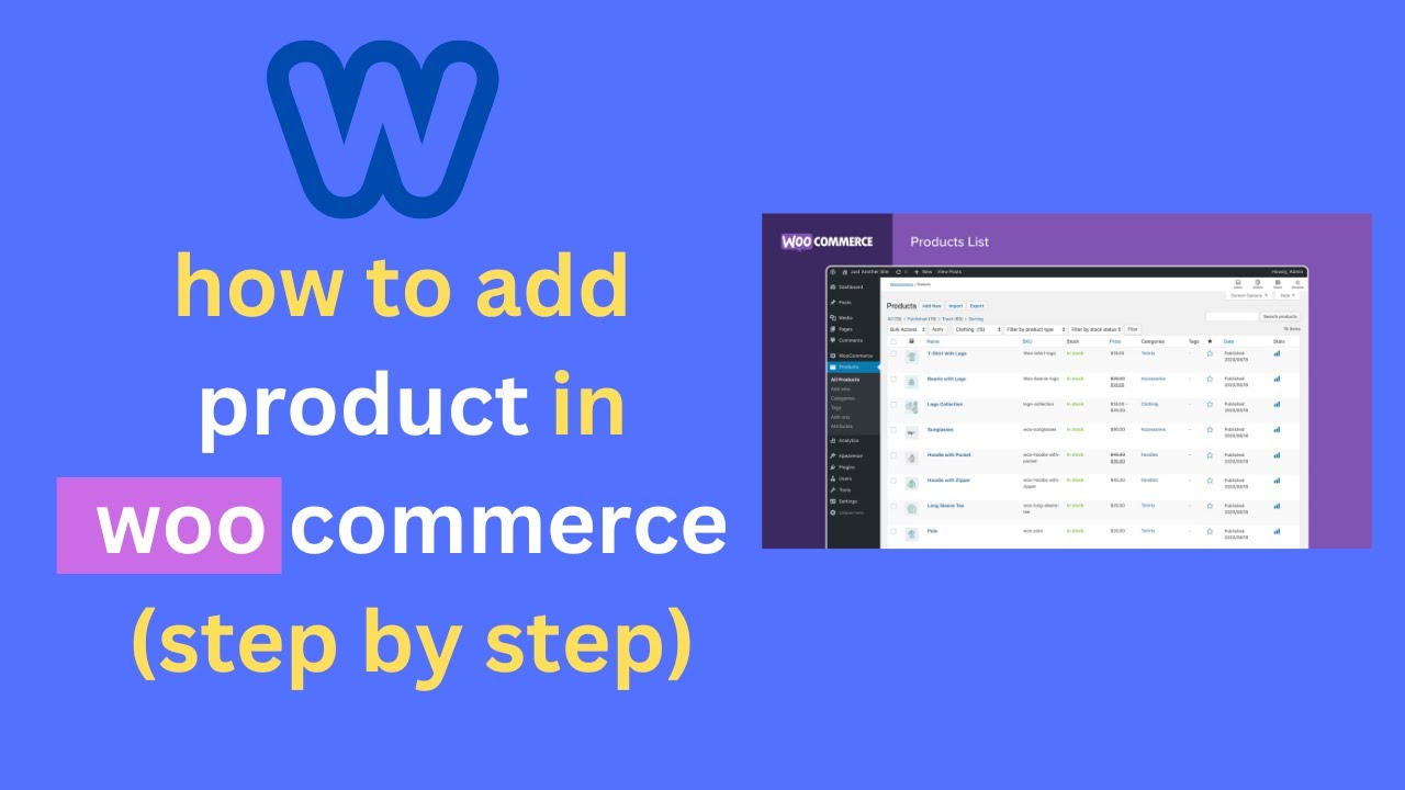 How to Add Products to Your Woo-Commerce Website? | WooCommerce Product ...