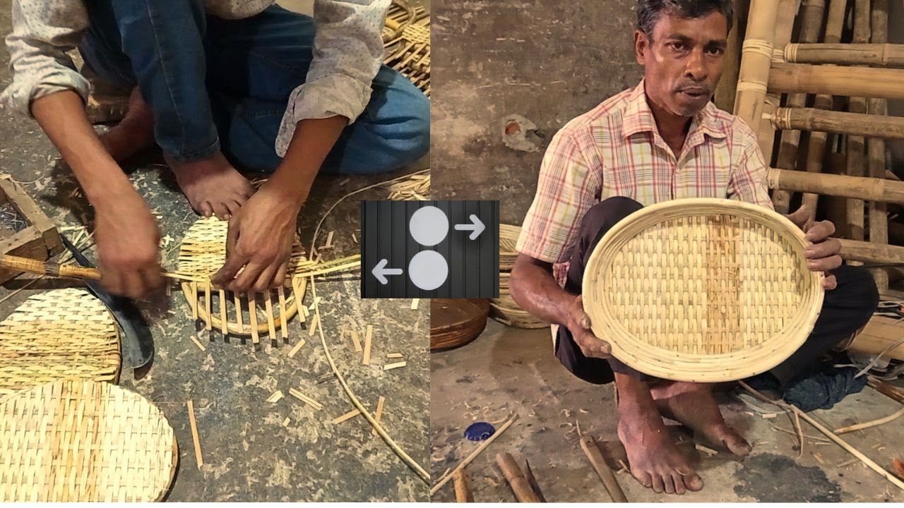 The Traditional Art of Making Rattan Goods by Hand - YouTube