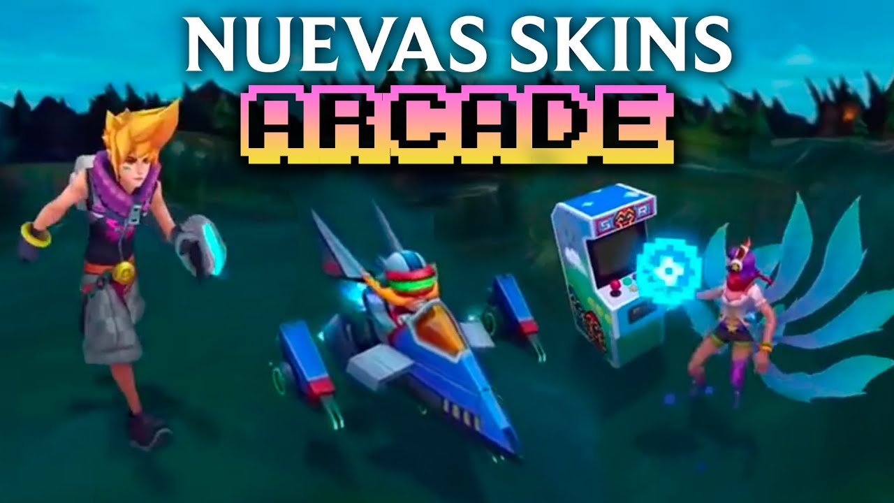 Skins Arcade: Ahri, Ezreal y Corki | Noticias LOL - YouTube