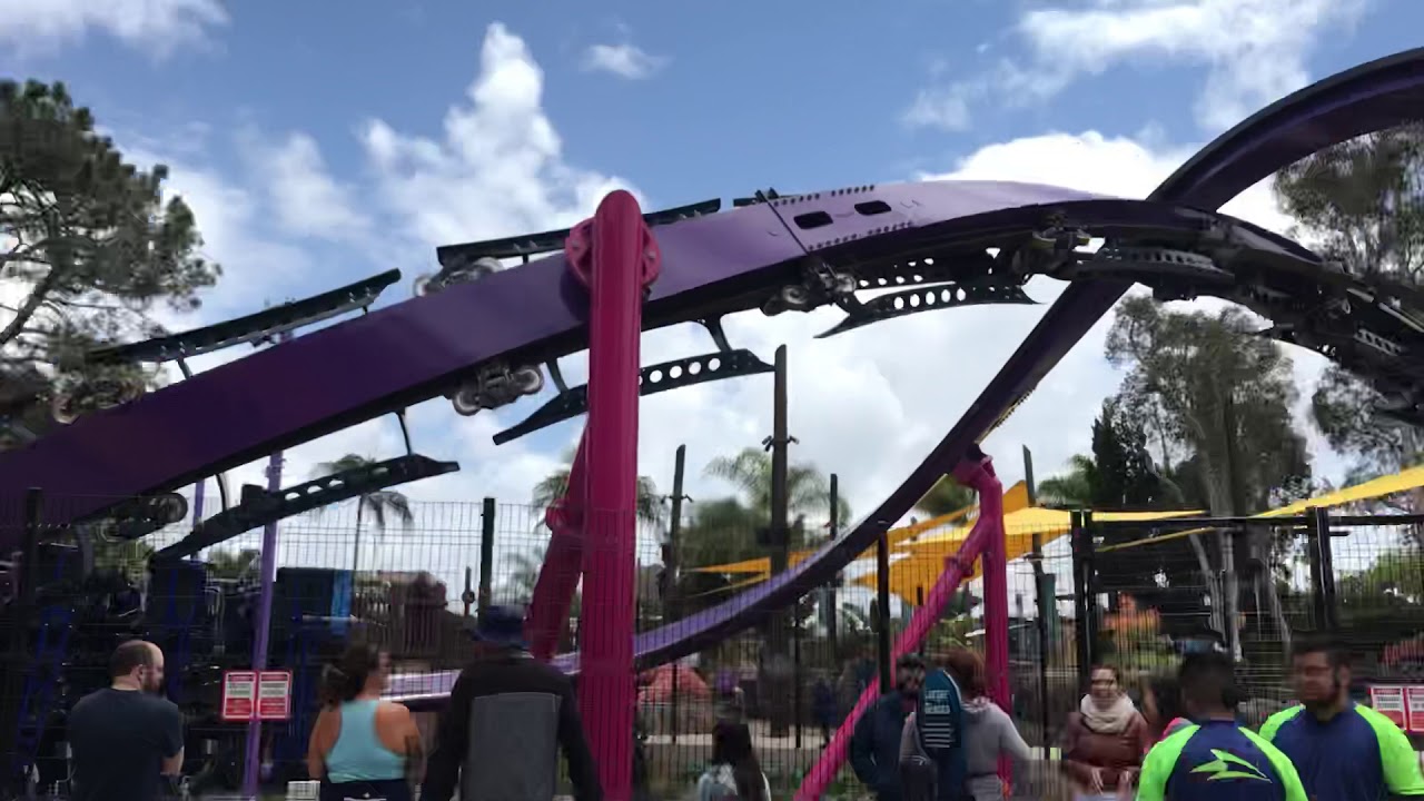 Tidal Twister Roller Coaster at Seaworld San Diego California ( HD ...