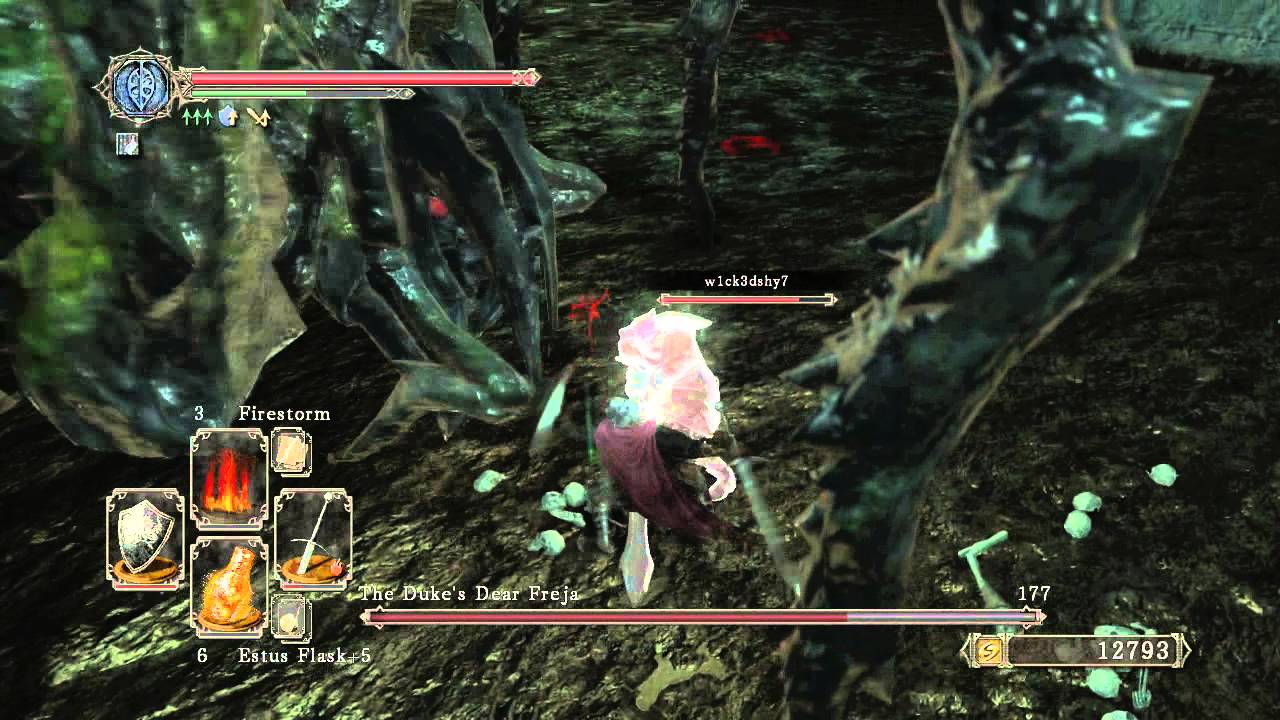 Duke's Dear Freja Boss - Dark Souls 2 - YouTube