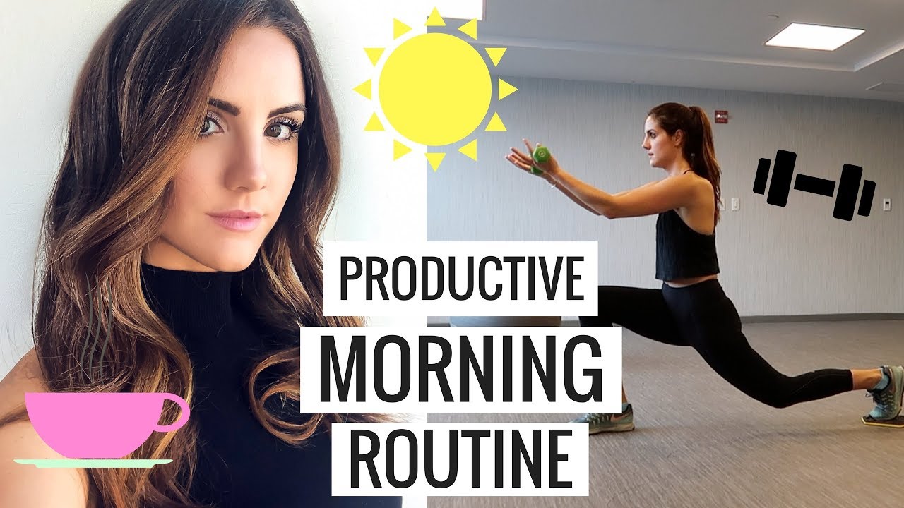 PRODUCTIVE MORNING ROUTINE *healthy* | Molly J Curley - YouTube
