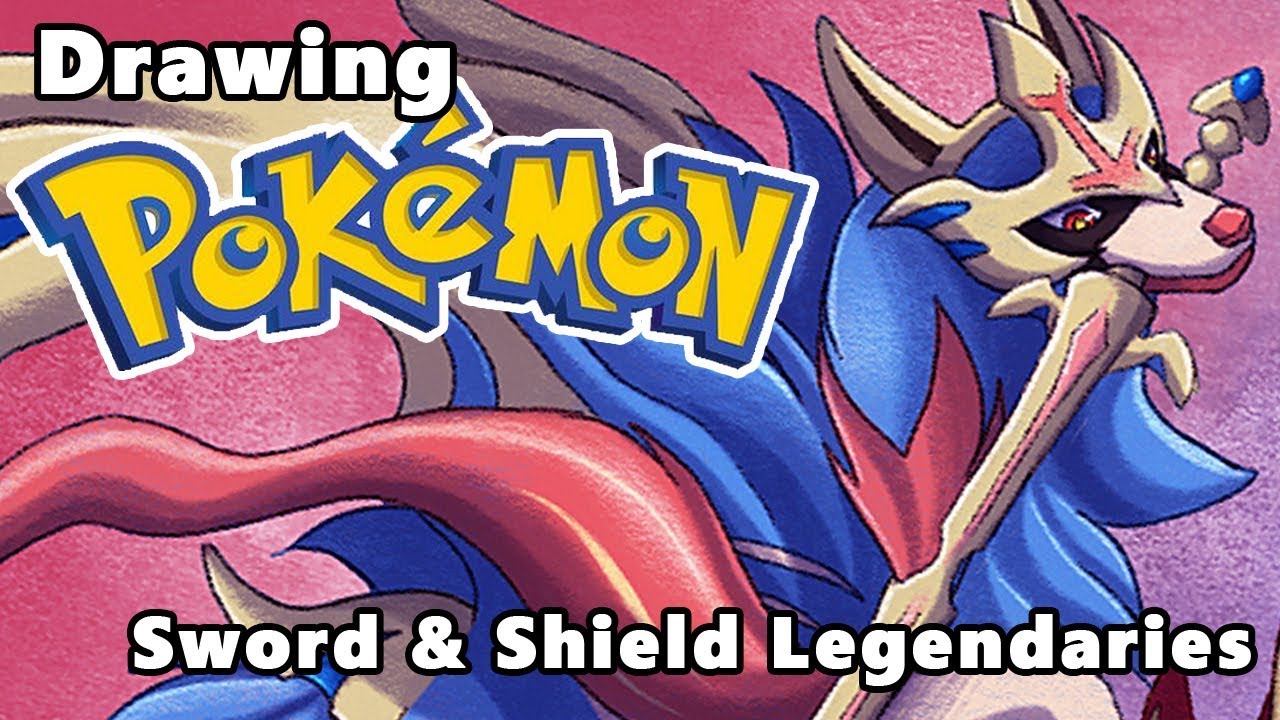 Pokemon SwSH - Drawing Zacian & Zamazenta! - YouTube