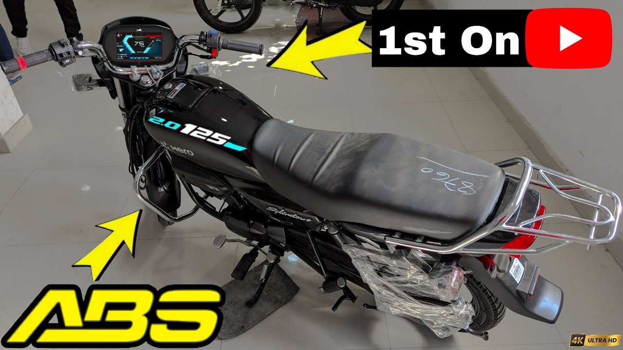 2025 Hero Splendor Plus 125m ABS BS7 New Launched | 2 Big Updates ...