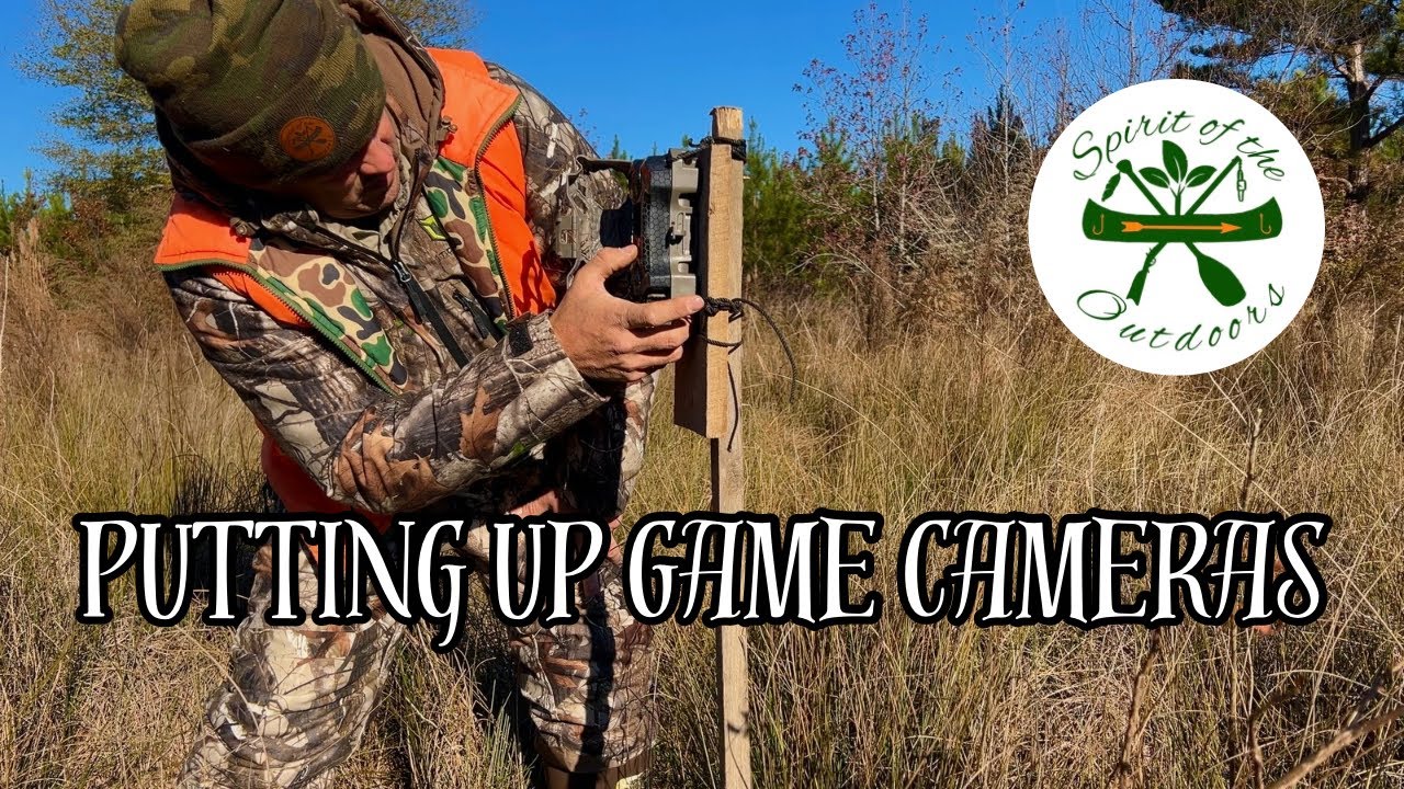Putting up Game Cameras - YouTube