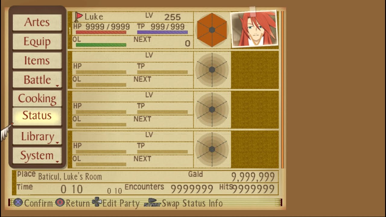 Share Cheat Pnach Tales of the Abyss PCSX2/AetherSX2 (14FE77F7.pnach ...