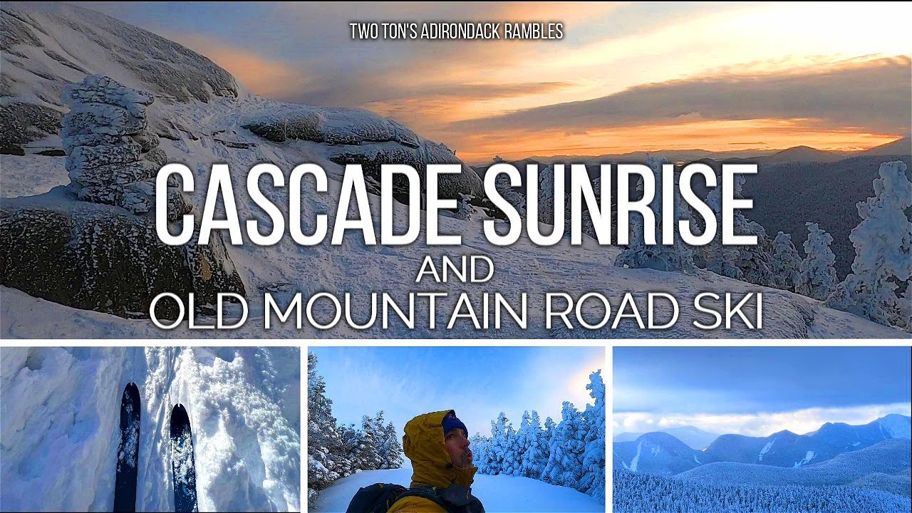 Cascade Sunrise & Old Mountain Road Ski - YouTube