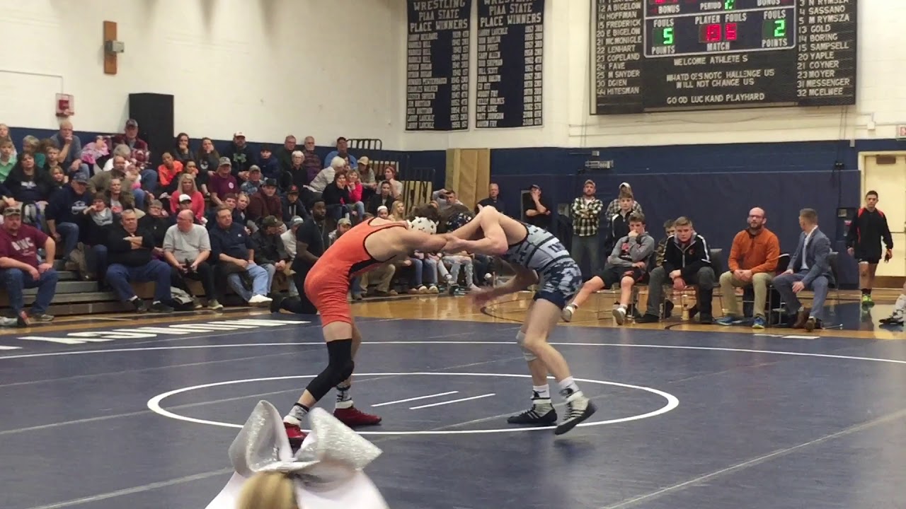 Jacob Blair, Muncy vs. Gable Strickland, Benton - YouTube
