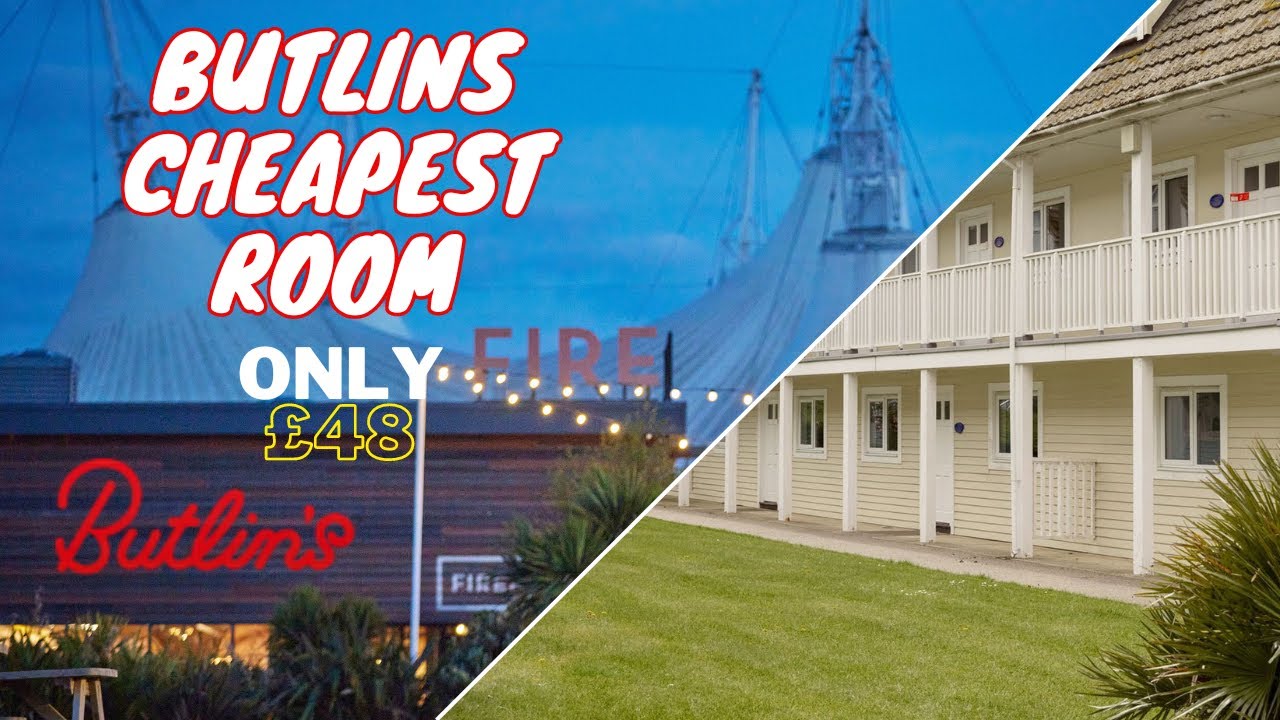 Butlins cheapest room, Check in and room tour | March 2024 - YouTube