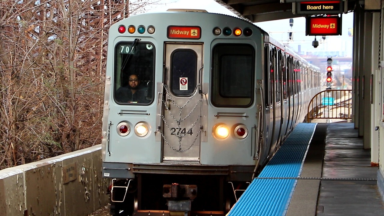 CTA "L" Train System : Midway Bound Budd 2600-Series Orange Line Train ...