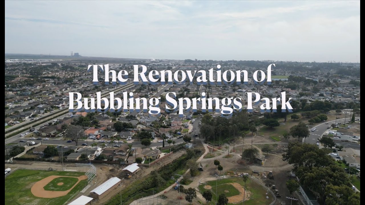 The Renovation Of Bubbling Springs Park - YouTube