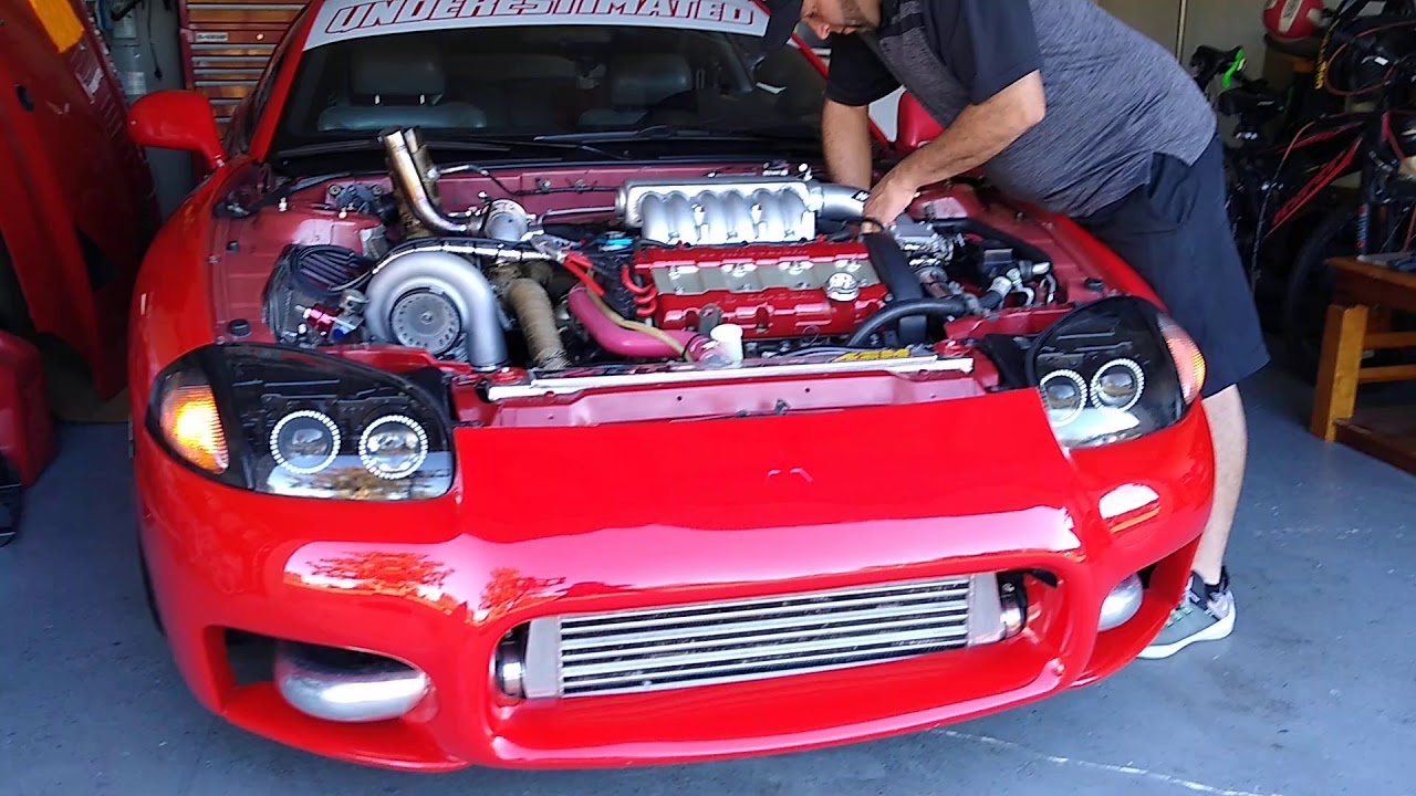 3000gt single turbo 3.5 - YouTube