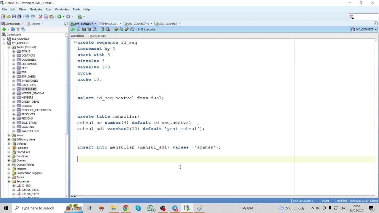 2024 Oracle Sql Dərsləri 6gün Youtube