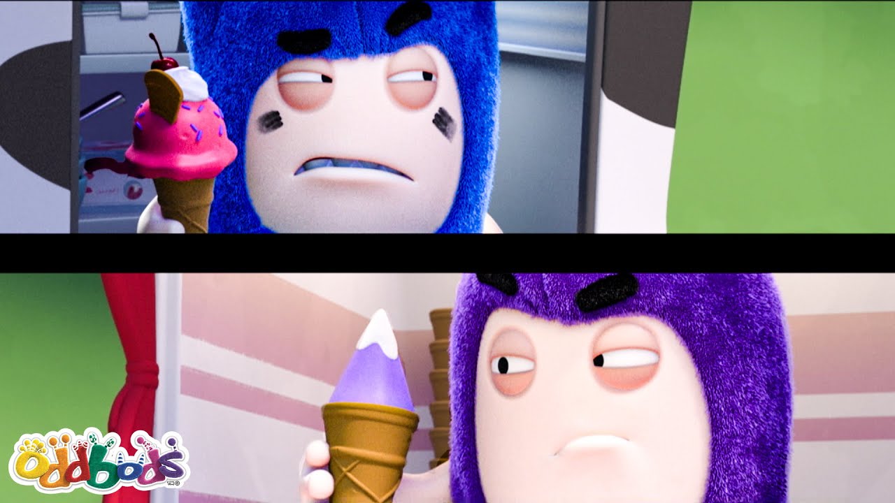 Ice Cream Battle | Oddbod | 🚌Wheels on the BUS Songs! | 🚌Nursery Rhymes ...