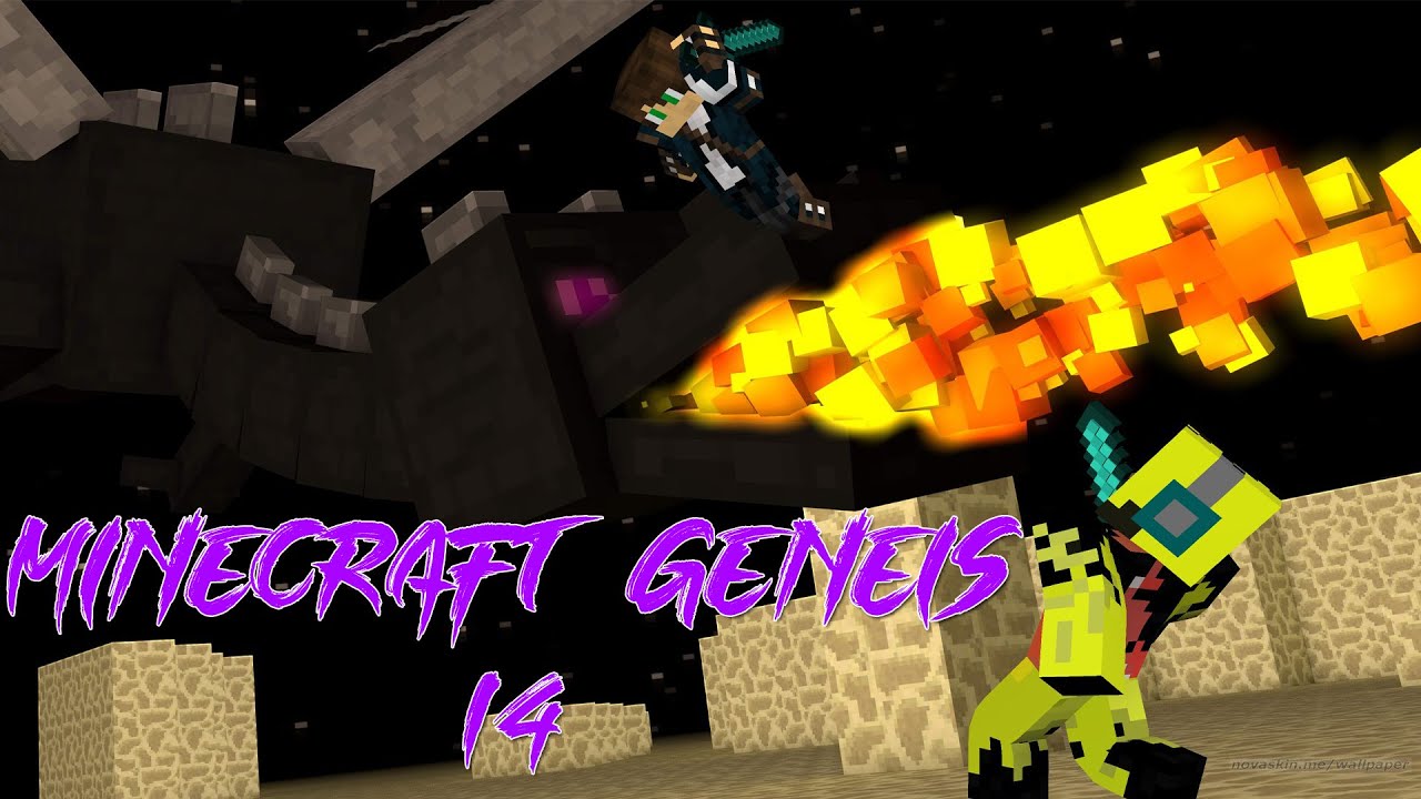 Minecraft Génesis Serie de Mods: CARO Y DAVO VS EL SUPER DRAGÓN!!! #14 ...
