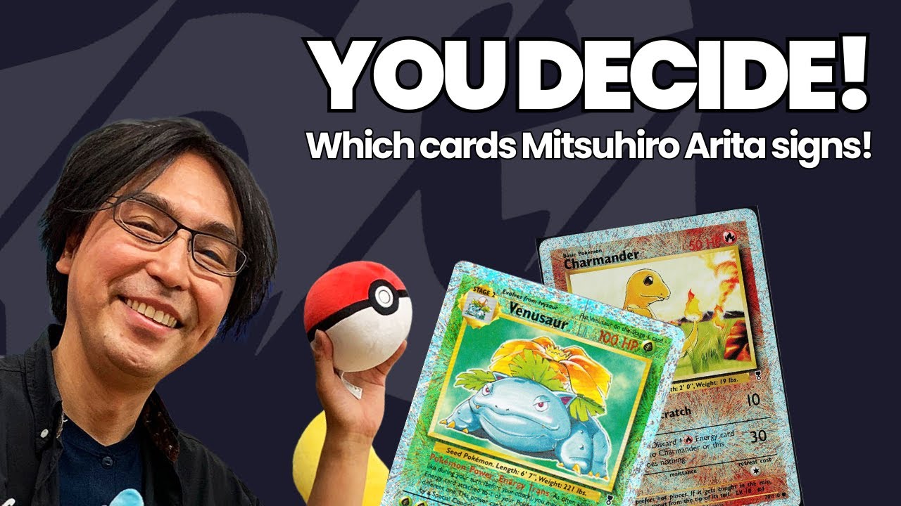 We’re Meeting Mitsuhiro Arita To Sign Which Two Cards? - YouTube