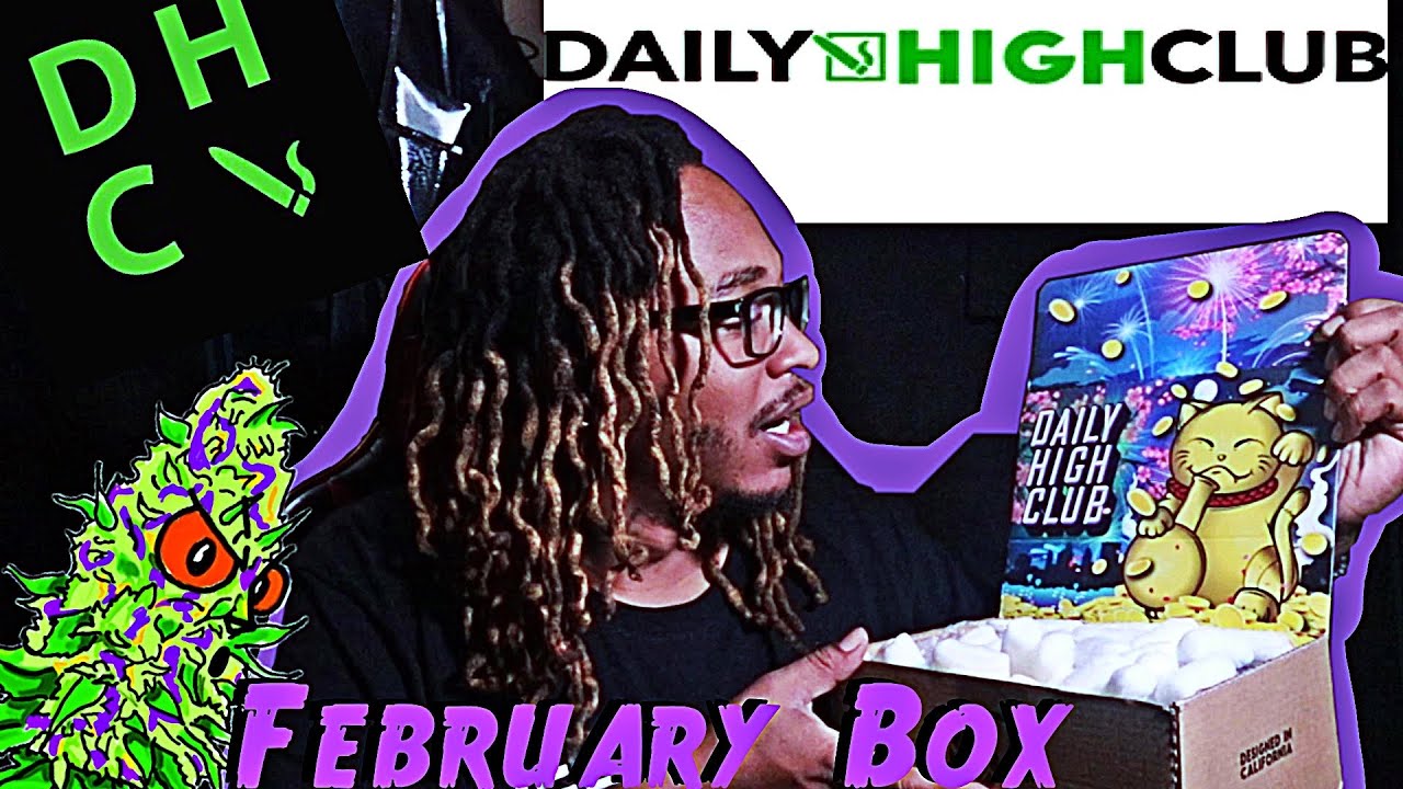 Daily High Club | Unboxing The February Box | The Golden Kitty - YouTube